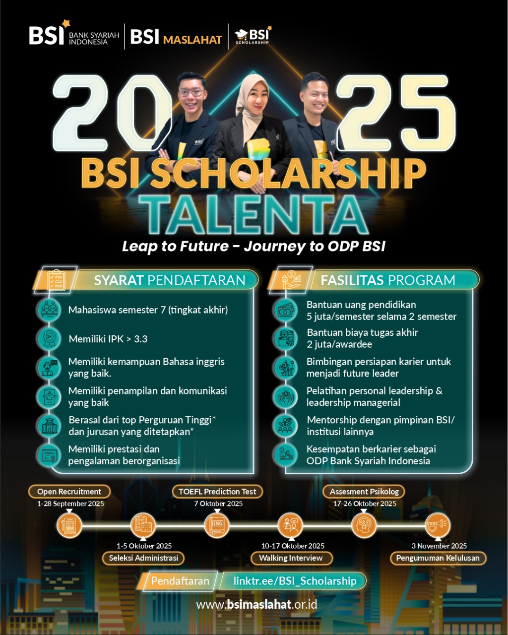 BSI Scholarship Talenta 2025 – tre.sv.ugm.ac.id