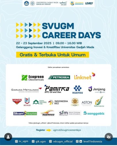 SV UGM Career Days 2025 Siap Digelar, Gratis dan Terbuka untuk Umum ...