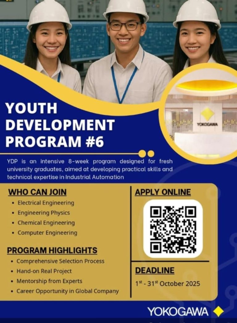 Yokogawa Buka Pendaftaran Youth Development Program #6 – tre.sv.ugm.ac.id
