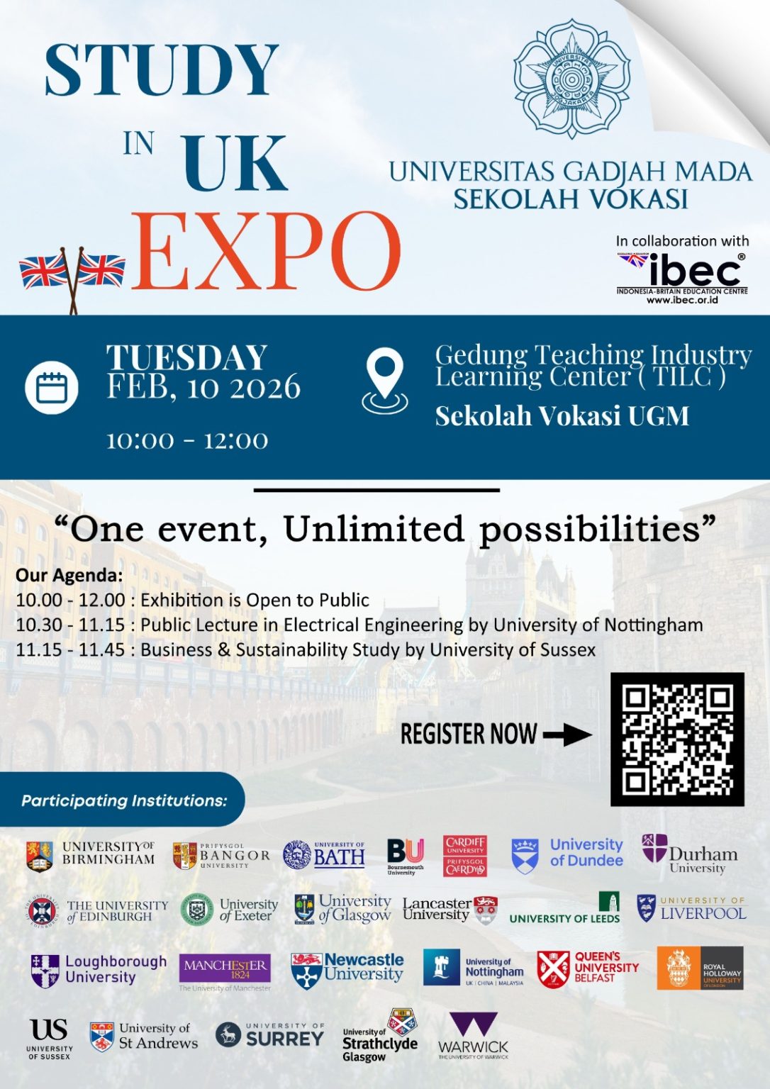 Sekolah Vokasi UGM Gelar Study in UK Expo 2026 – tre.sv.ugm.ac.id